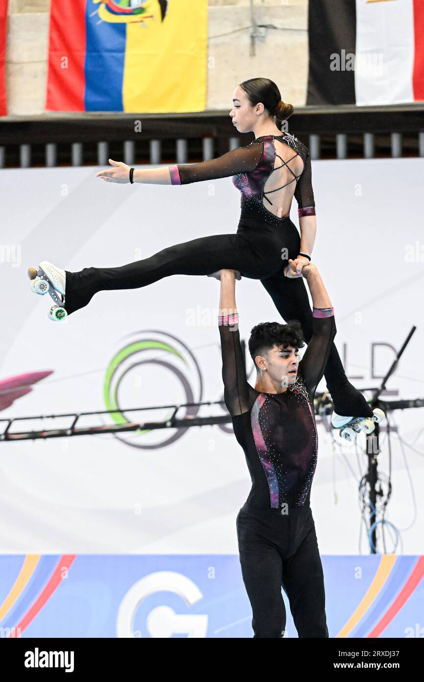Matilde MATTEUCCI & Jose INGLESE (ITA), during Junior Pairs, Short ...