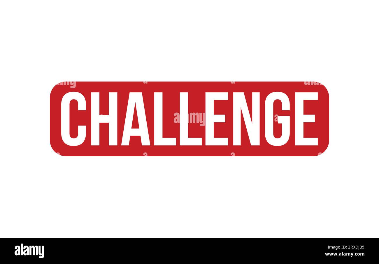 Red Challenge Rubber Stamp Seal Vector Stock Vector Image & Art - Alamy