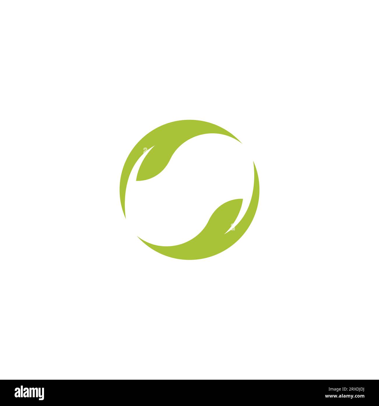 O leaf logo hi-res stock photography and images - Alamy