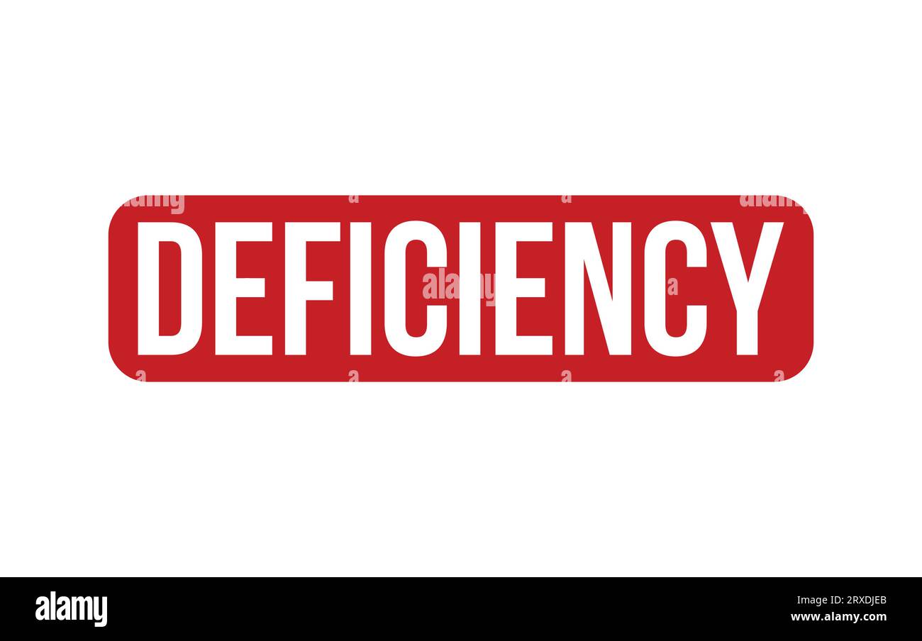 Deficiency rubber grunge stamp seal vector Stock Vector Image & Art - Alamy