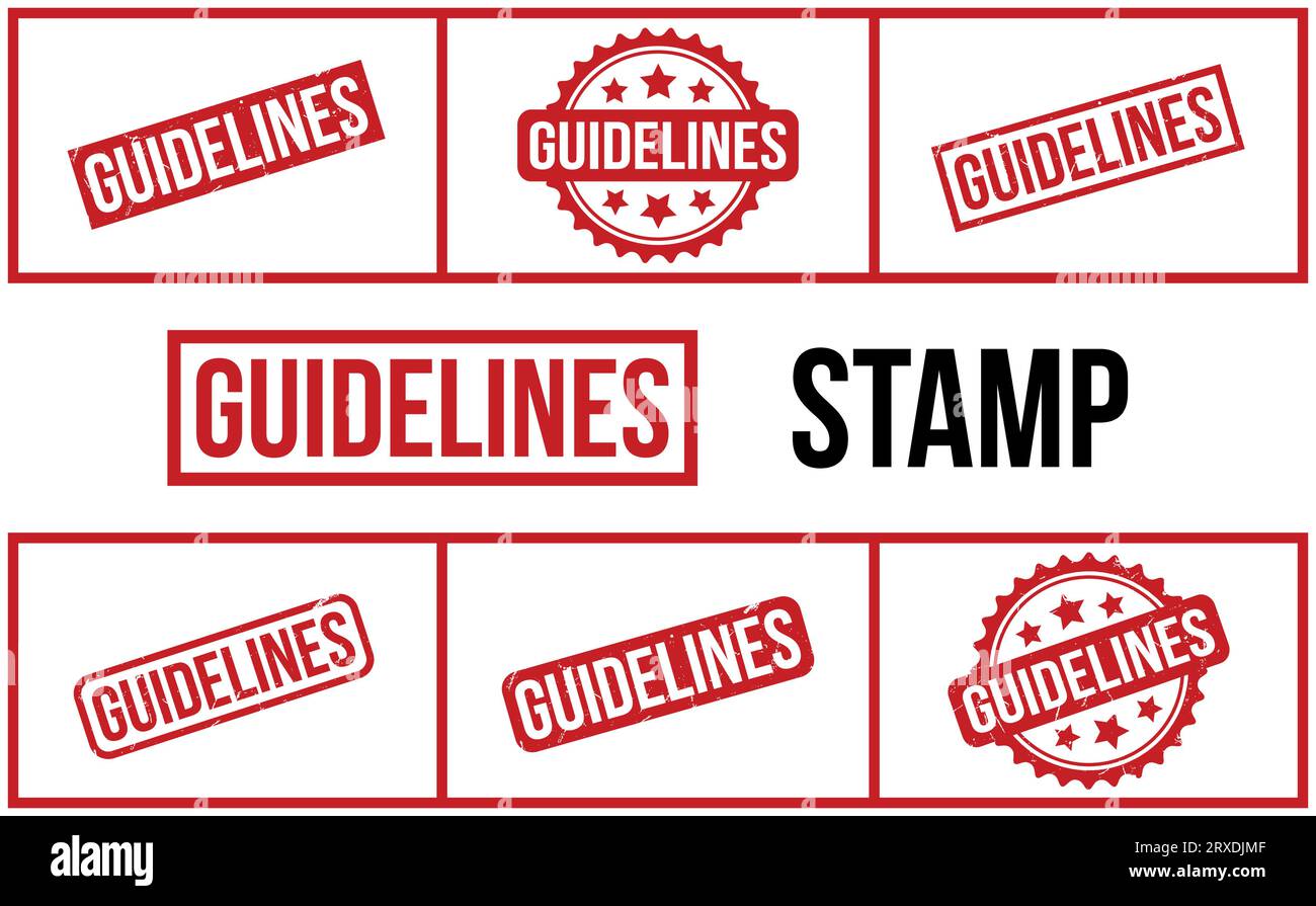 Guidelines seal hi-res stock photography and images - Alamy