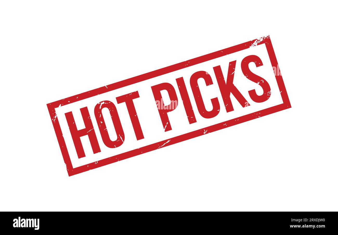 Red Hot Picks Rubber Stamp Seal Vector Stock Vector Image & Art - Alamy