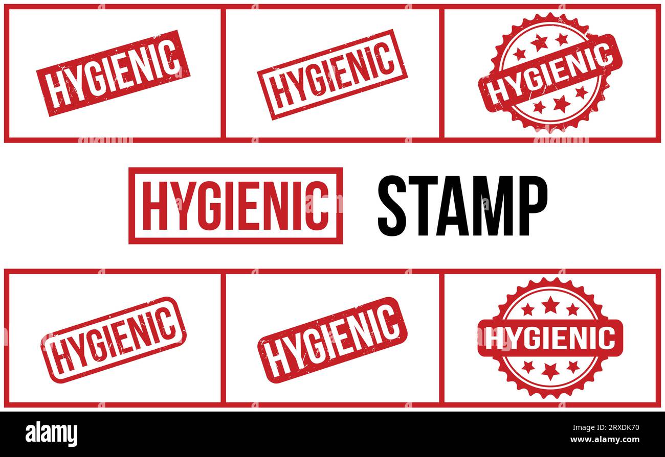 Hygienic rubber stamp Stock Vector Images - Alamy