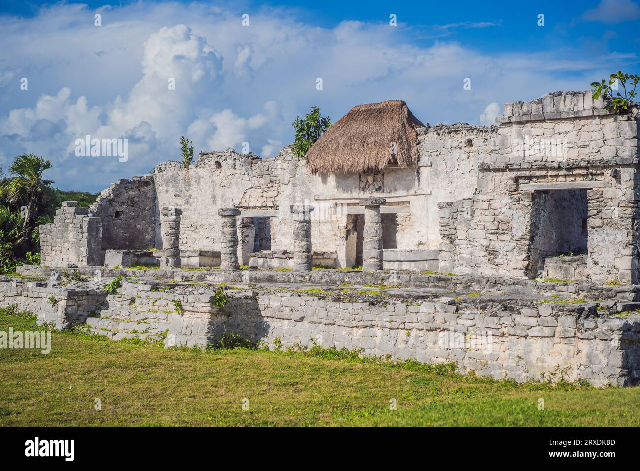 Pre-Columbian Mayan walled city of Tulum, Quintana Roo, Mexico, North ...