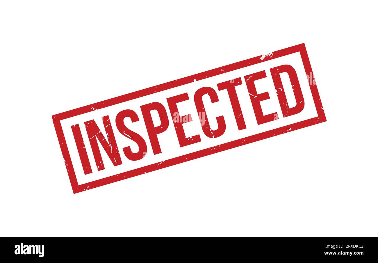 Inspected word Cut Out Stock Images & Pictures - Alamy