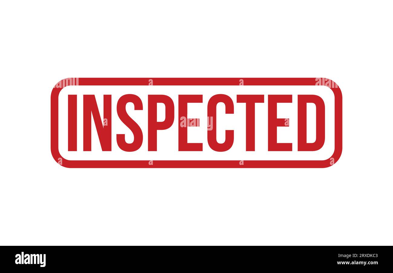 Inspected badge hi-res stock photography and images - Alamy