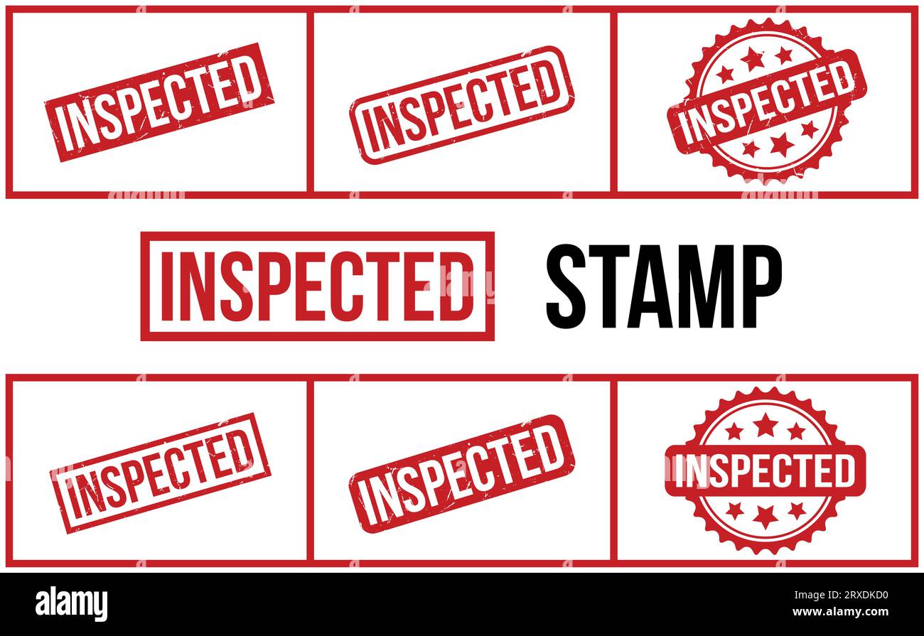 Inspected stamp hi-res stock photography and images - Alamy