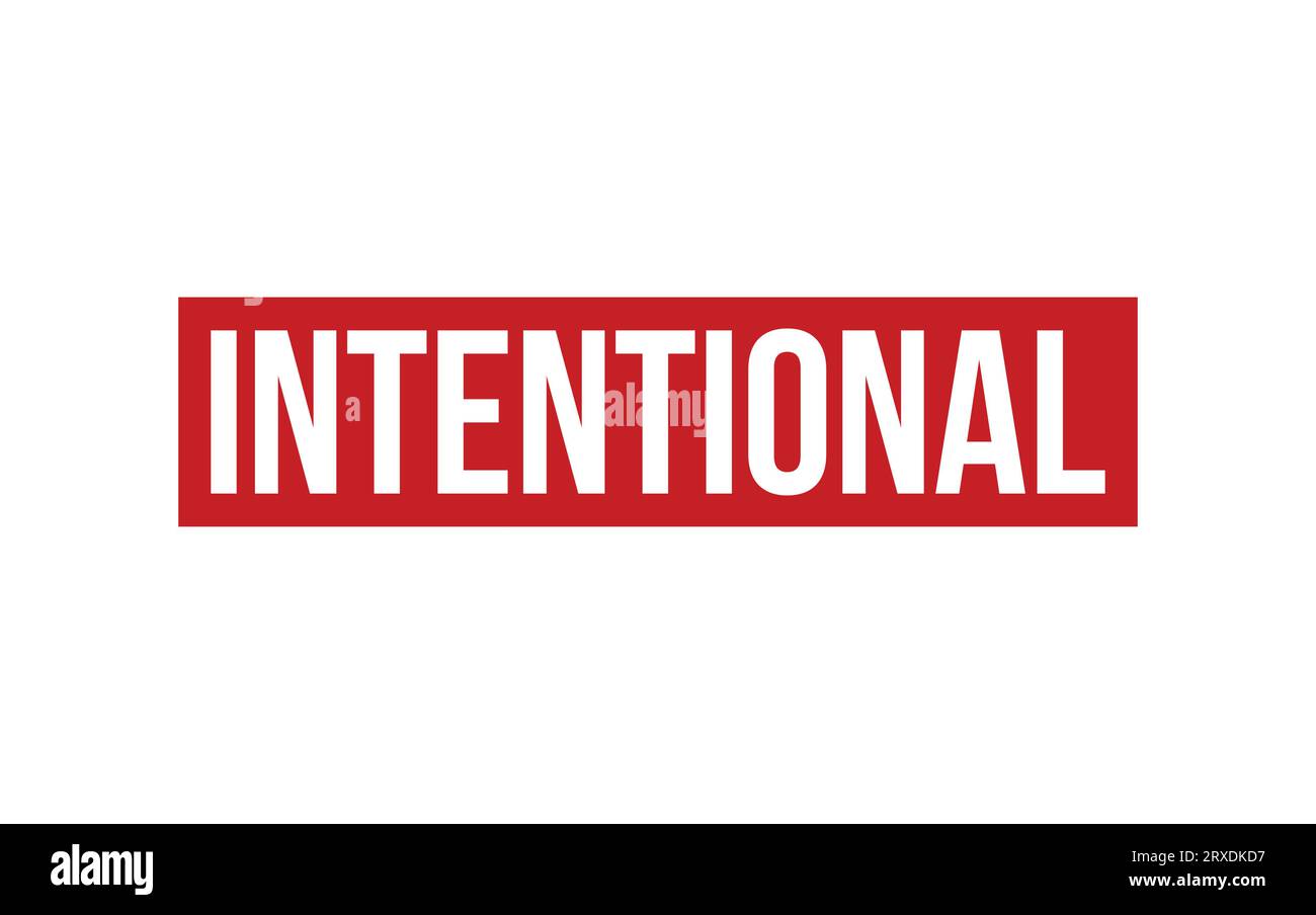 Intentional Rubber Stamp Seal Vector Stock Vector Image & Art - Alamy