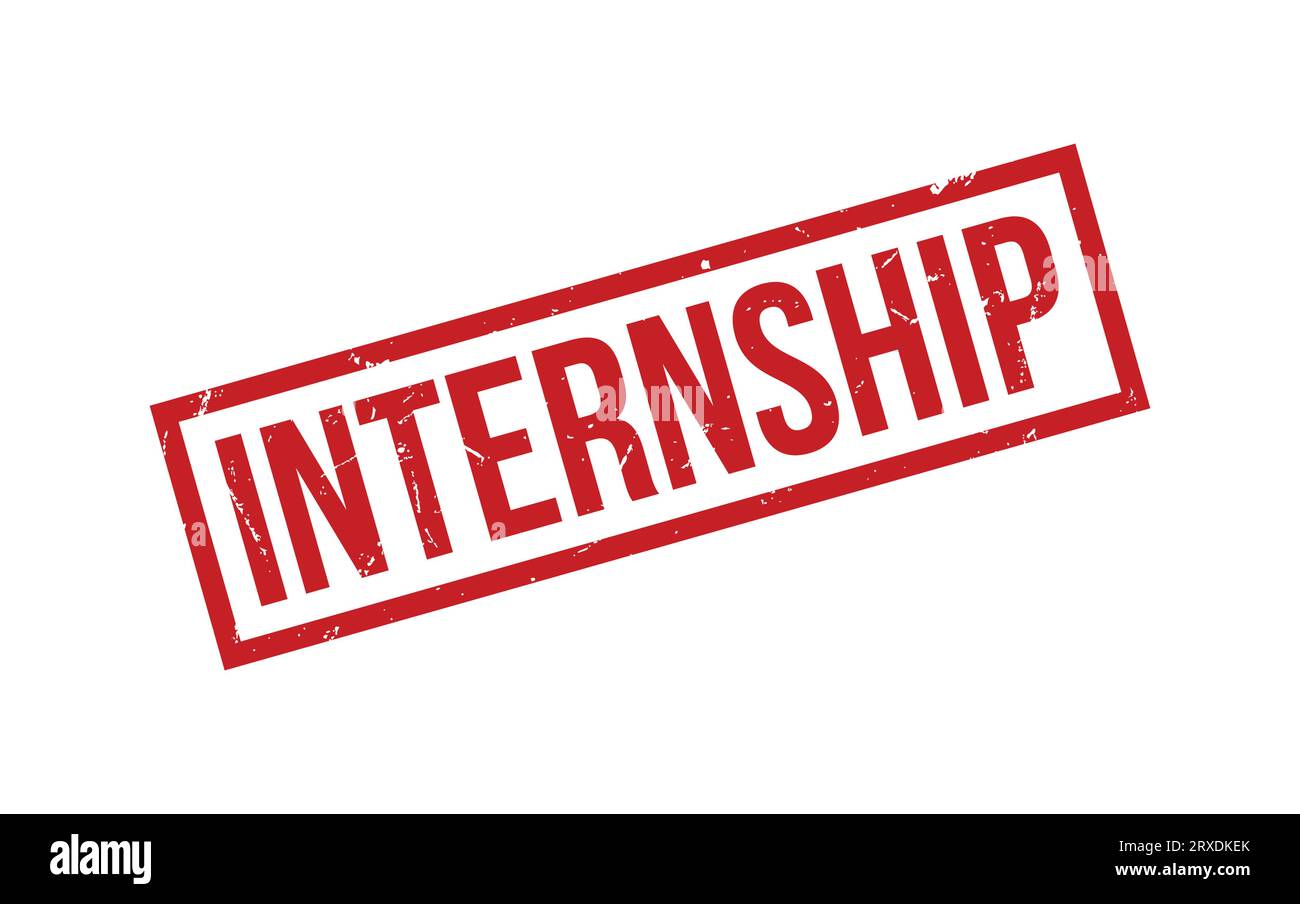 Red Internship Rubber Stamp Seal Vector Stock Vector Image & Art - Alamy