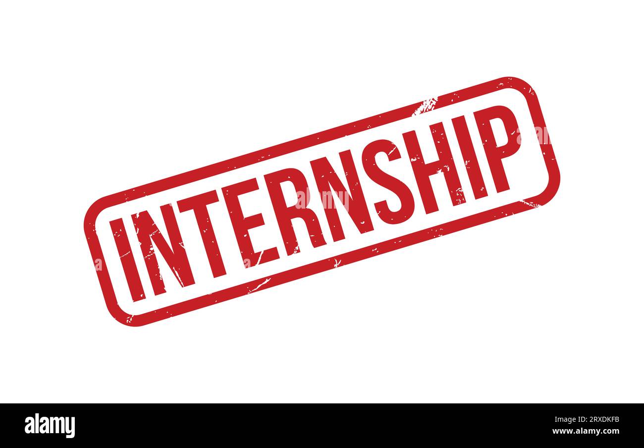 Internship rubber grunge stamp seal vector Stock Vector Image & Art - Alamy