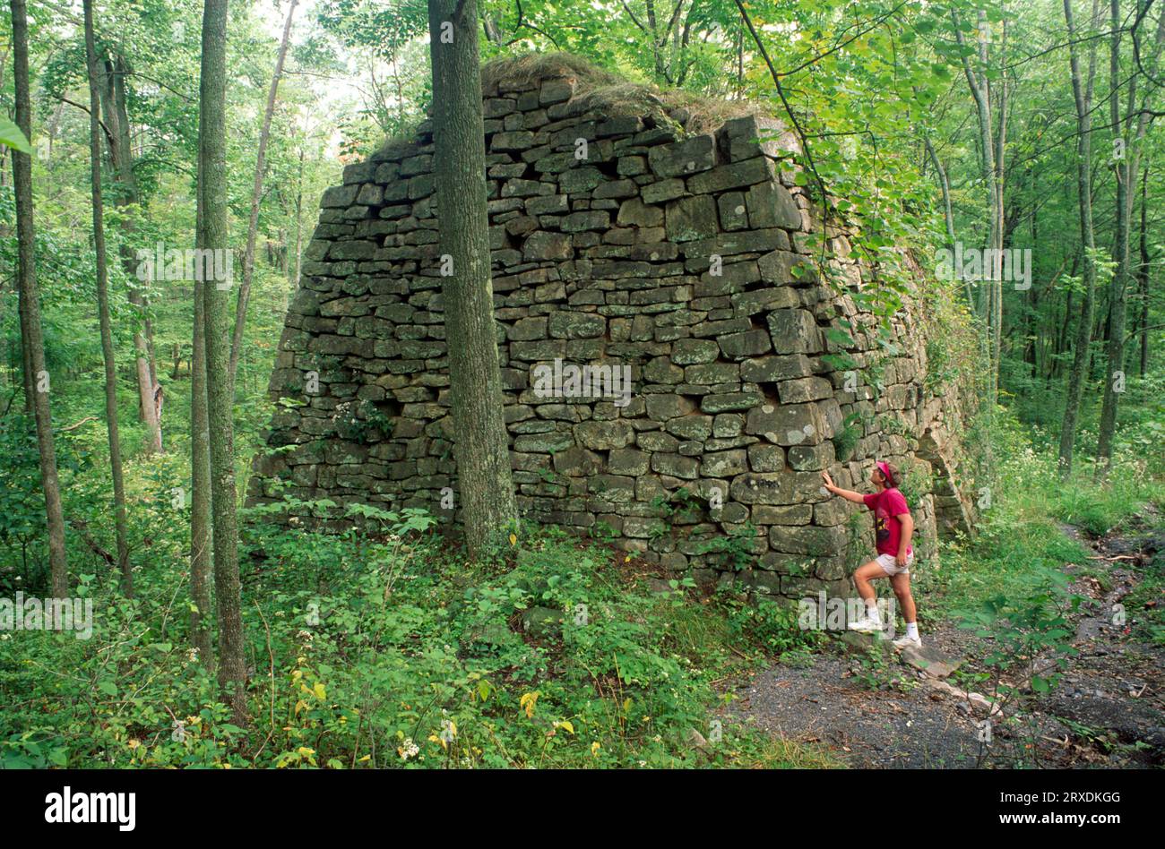 Monroe Furnace, Stone Valley Recreation Area, Pennsylvania Stock Photo ...