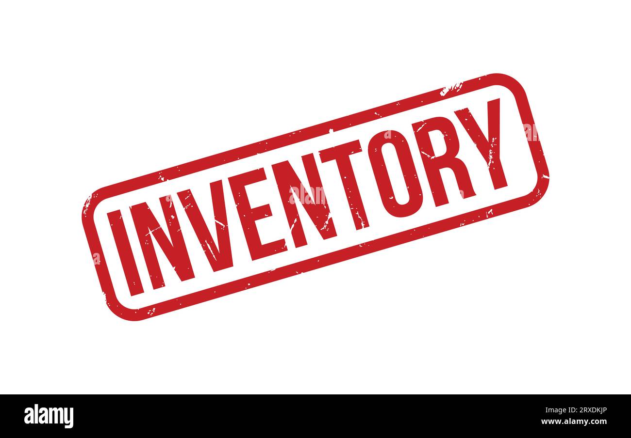 Red Inventory Rubber Stamp Seal Vector Stock Vector Image & Art - Alamy