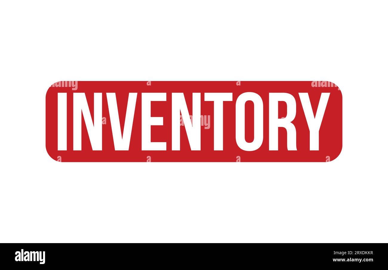 Red Inventory Rubber Stamp Seal Vector Stock Vector Image & Art - Alamy