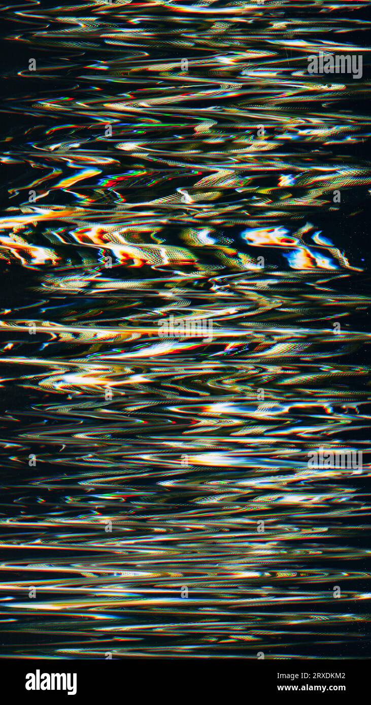 Interference vibration glitch noise signal error Stock Photo - Alamy