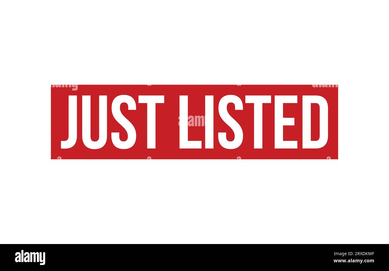 Just listed rubber stamp hi-res stock photography and images - Alamy