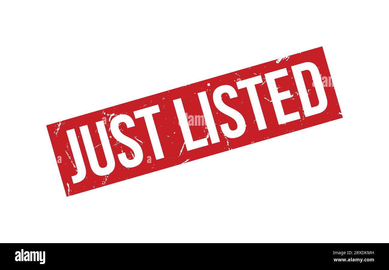 Just listed rubber stamp hi-res stock photography and images - Alamy