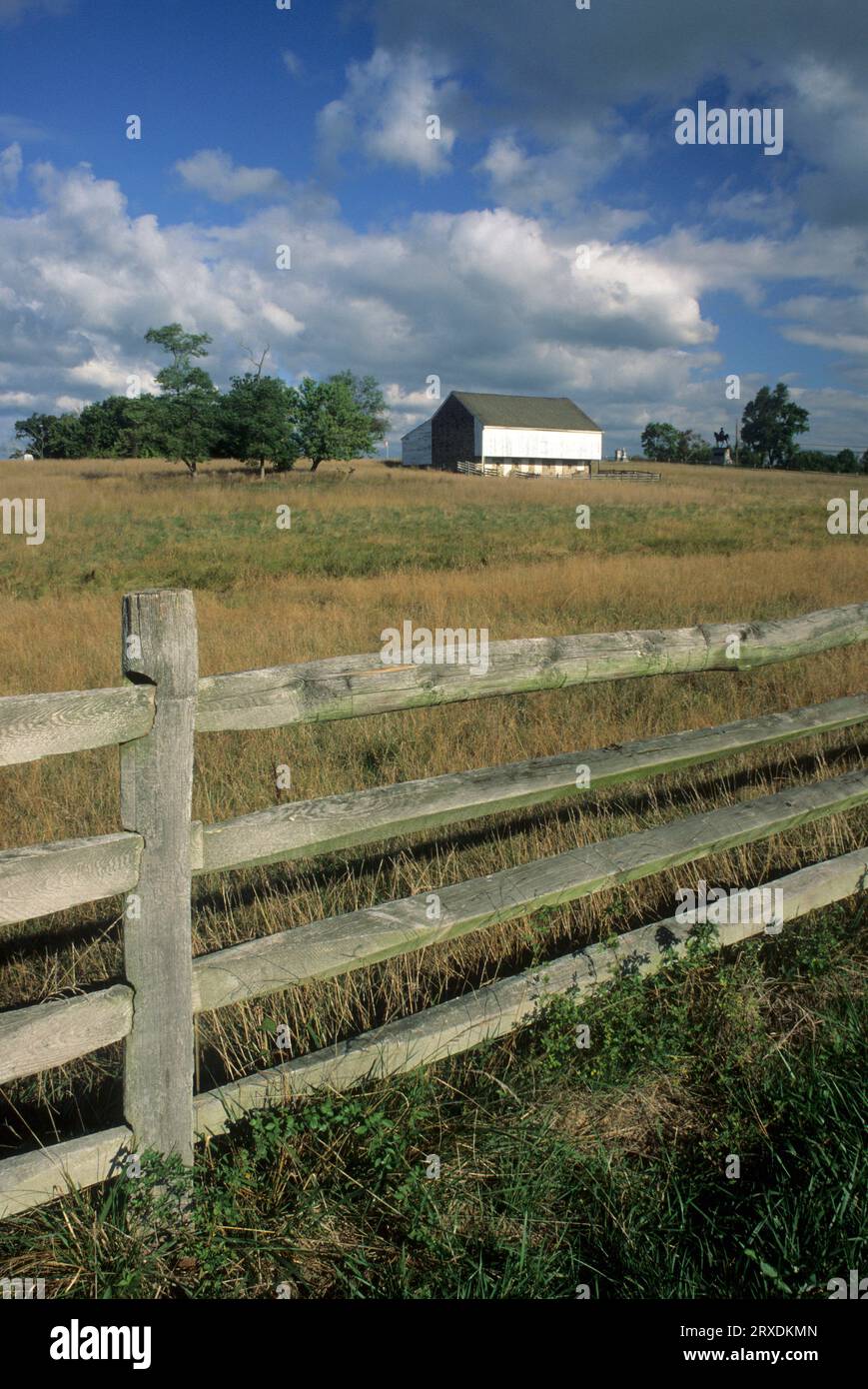 McPherson Barn, Gettysburg National Military Park, Pennsylvania Stock ...