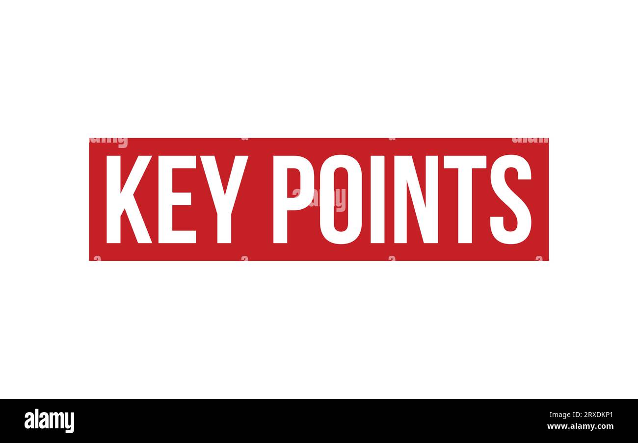 Key points hi-res stock photography and images - Alamy