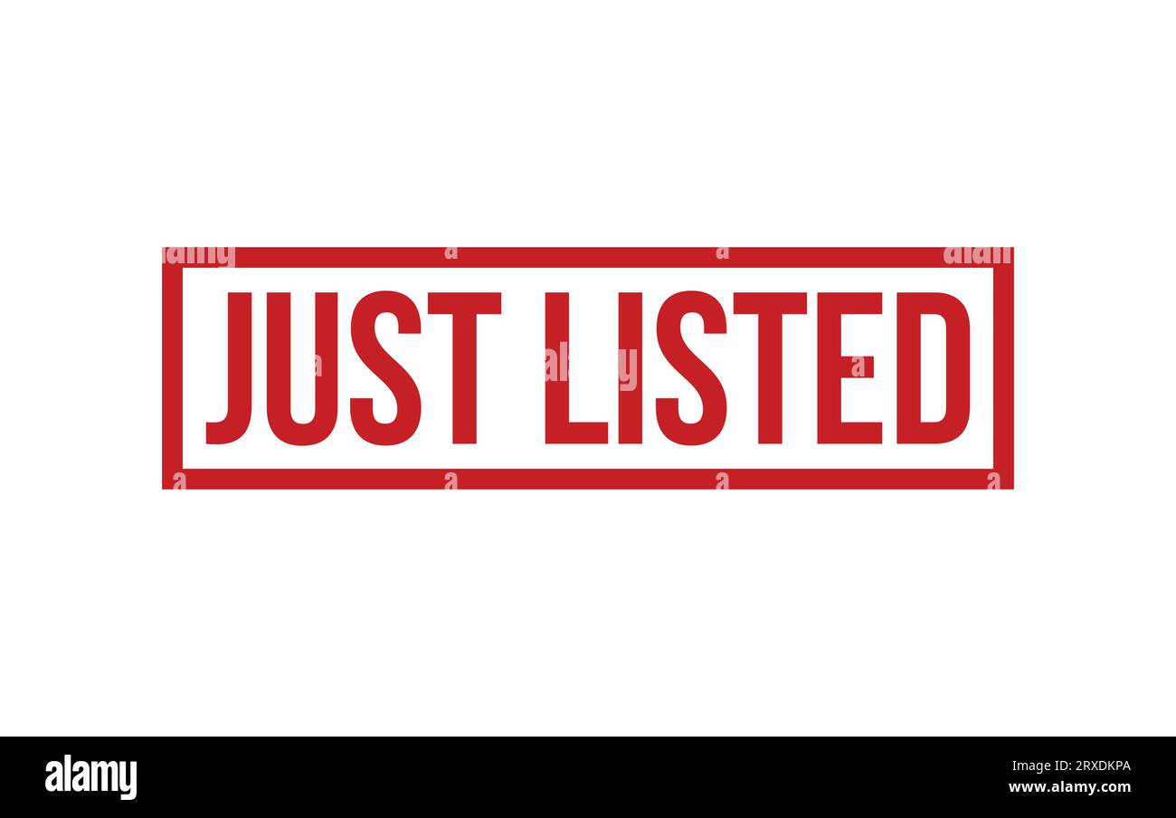 Just listed rubber stamp hi-res stock photography and images - Alamy