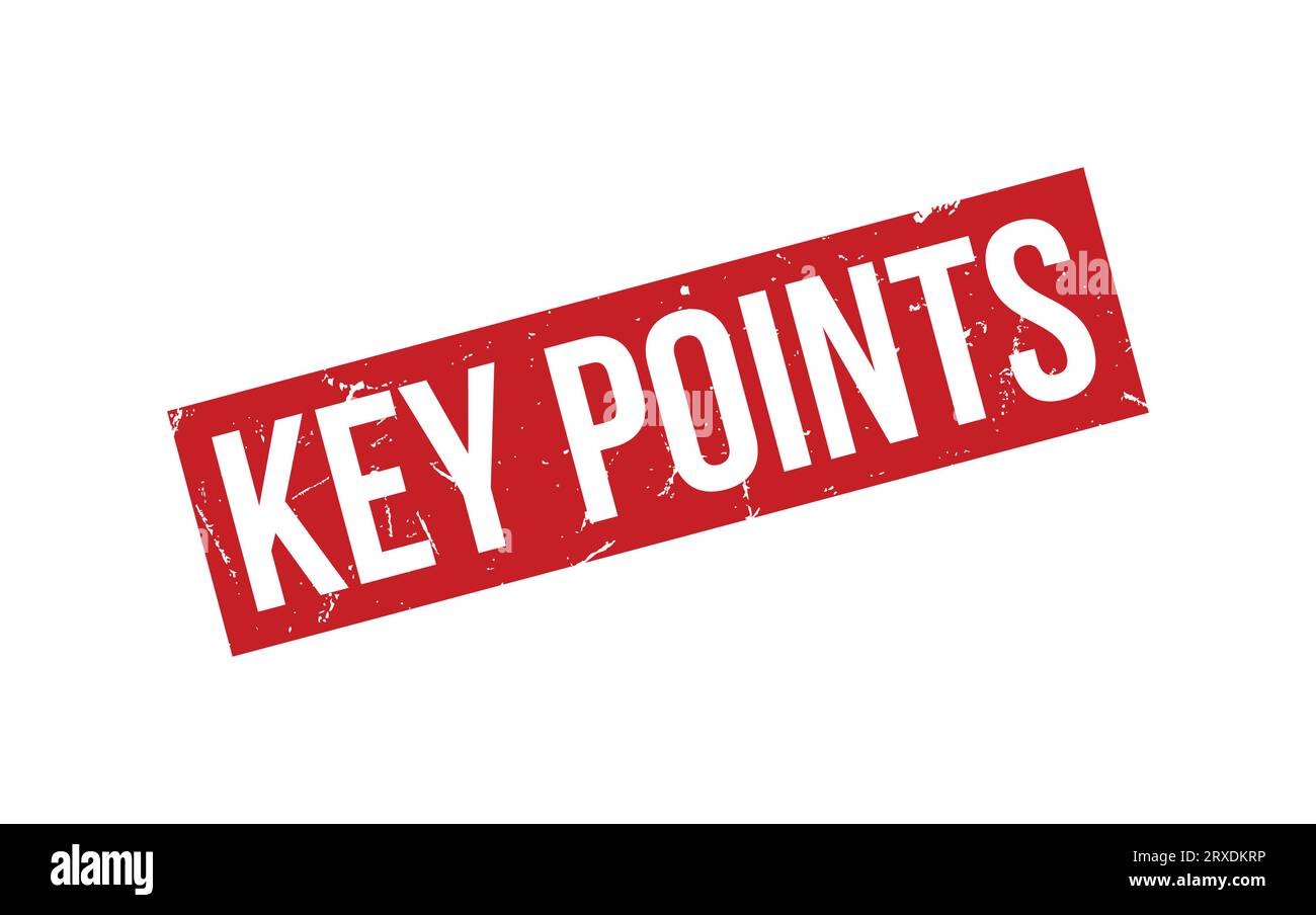 Key Points Rubber Stamp Seal Vector Stock Vector Image & Art - Alamy