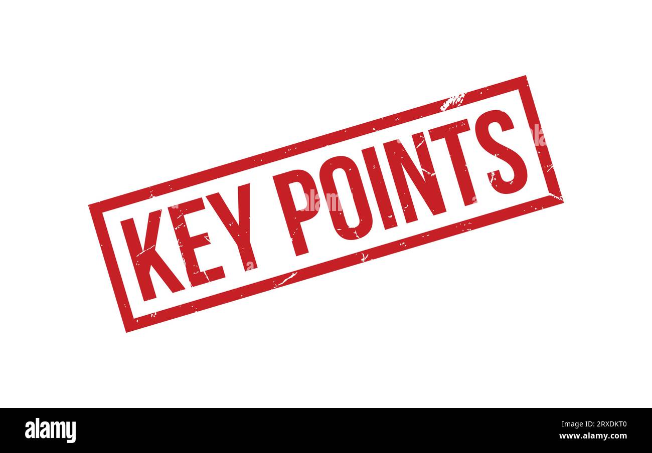 Key points vector vectors hi-res stock photography and images - Alamy