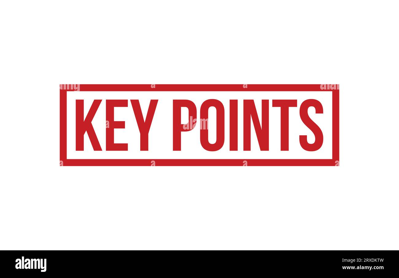 Key points vector vectors hi-res stock photography and images - Alamy