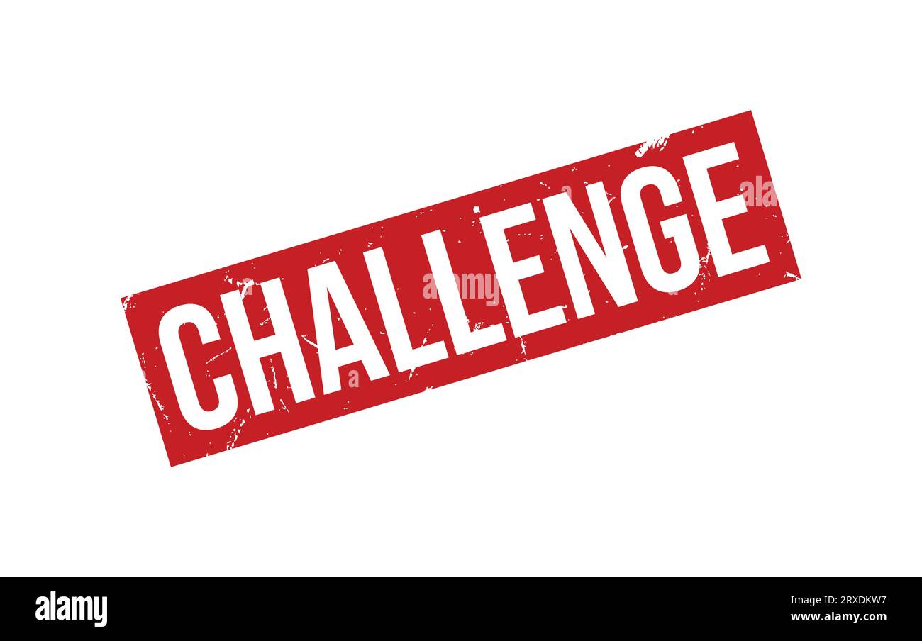 Challenge Rubber Stamp Seal Vector Stock Vector Image & Art - Alamy