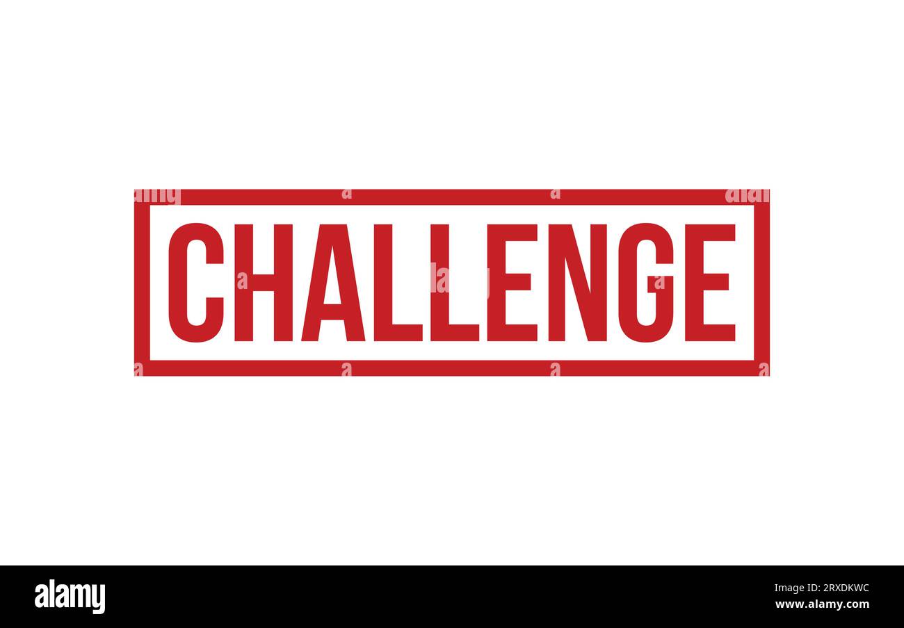 Challenge Rubber Stamp Seal Vector Stock Vector Image & Art - Alamy