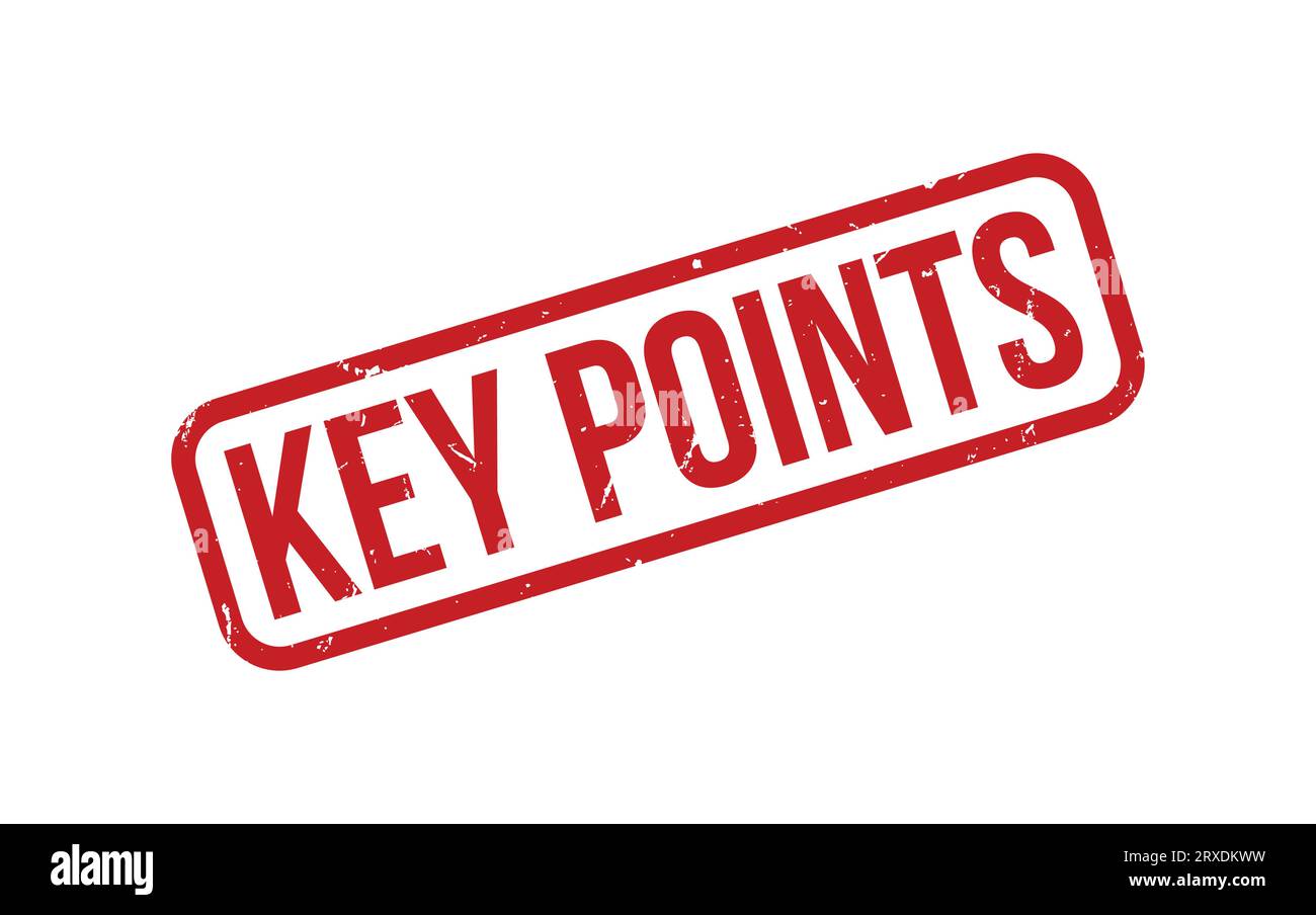Key points vector vectors hi-res stock photography and images - Alamy