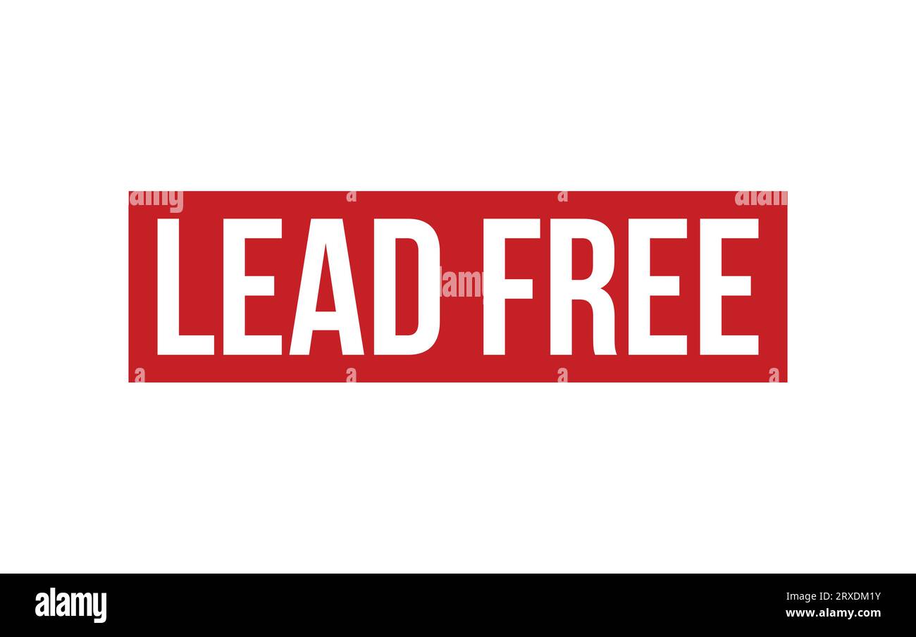 Lead Free Rubber Stamp Seal Vector Stock Vector Image & Art - Alamy