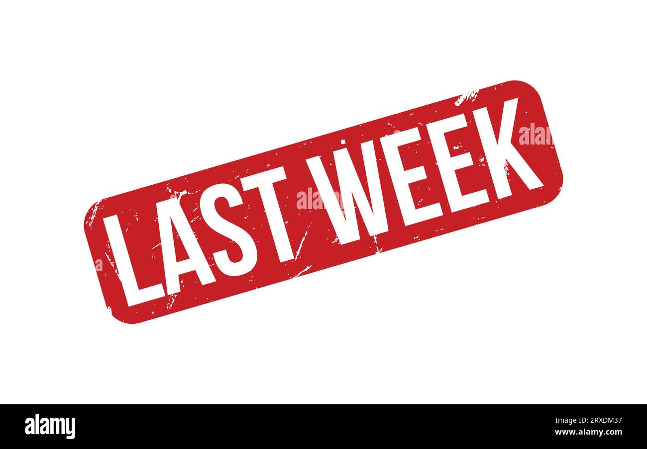 Last week stamp hi-res stock photography and images - Alamy