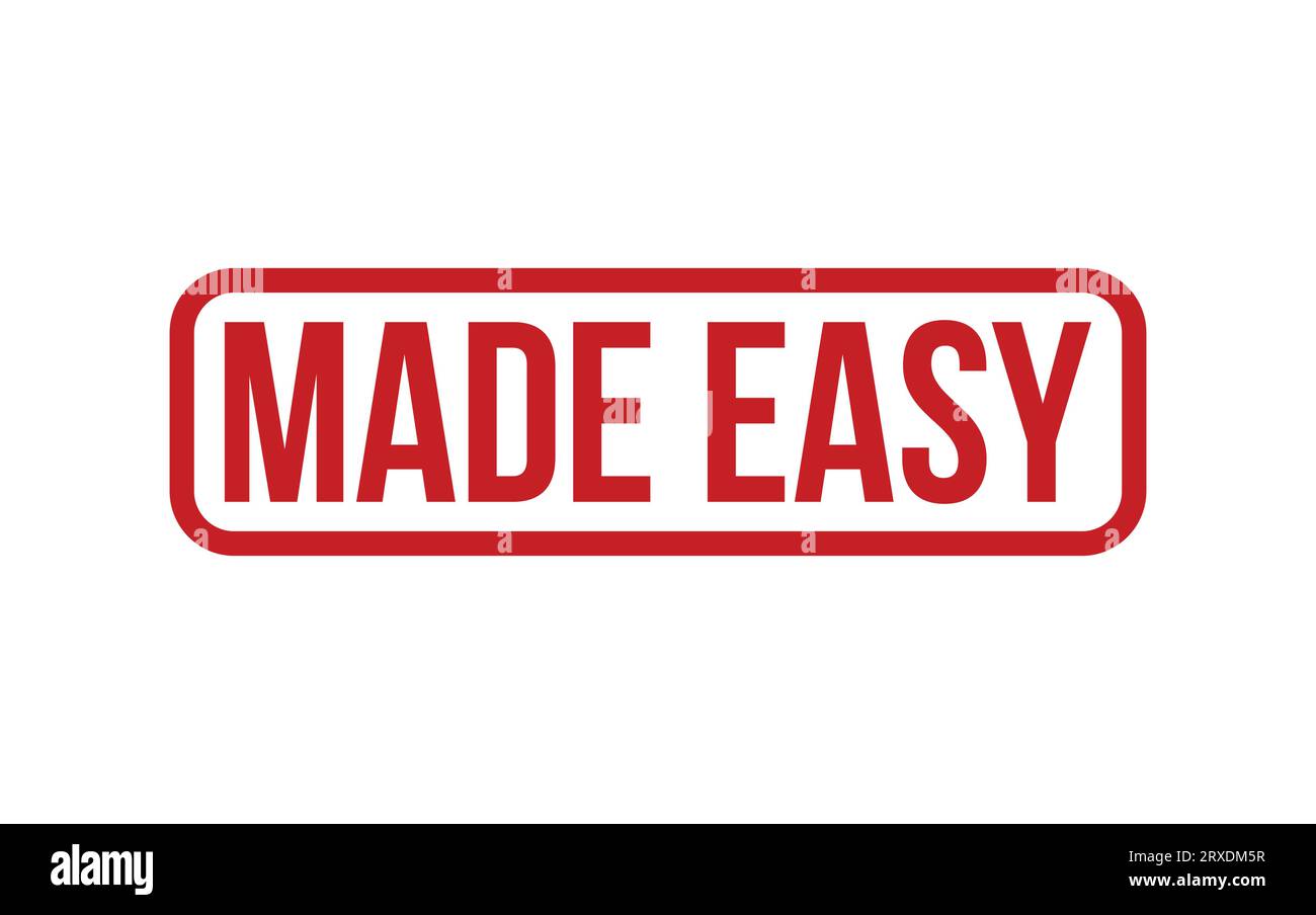 Made easy rubber stamp hi-res stock photography and images - Alamy
