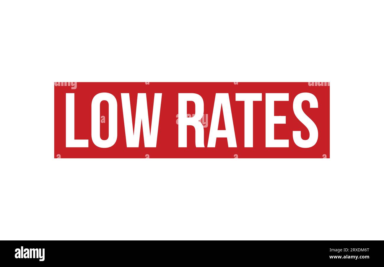 Low Rates Rubber Stamp Seal Vector Stock Vector Image & Art - Alamy