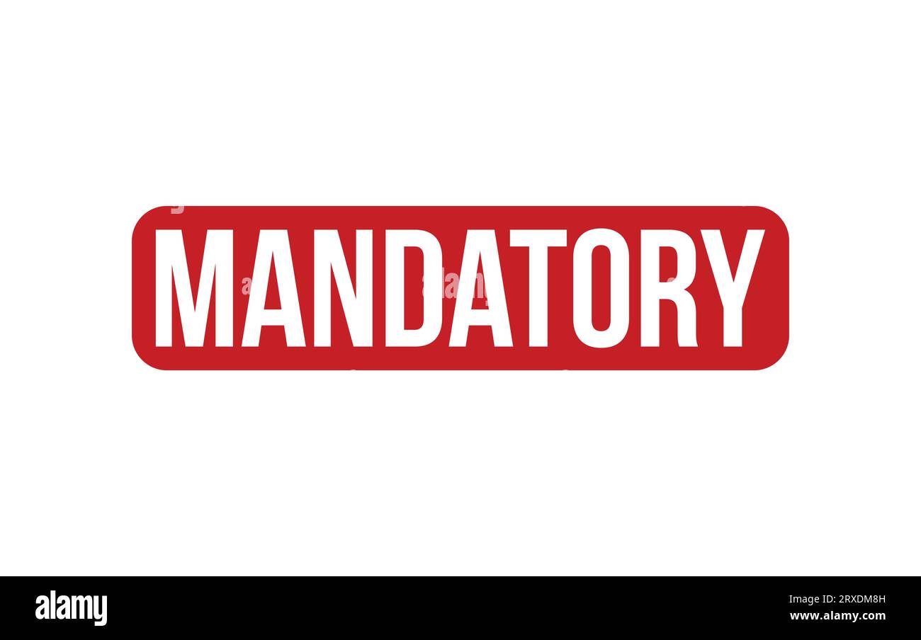 Mandatory rubber stamp hi-res stock photography and images - Alamy