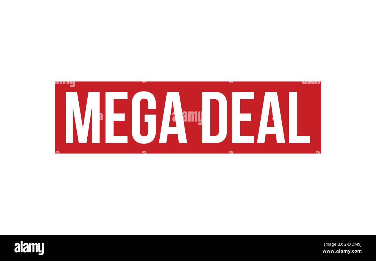 Mega deal stamp Cut Out Stock Images & Pictures - Alamy