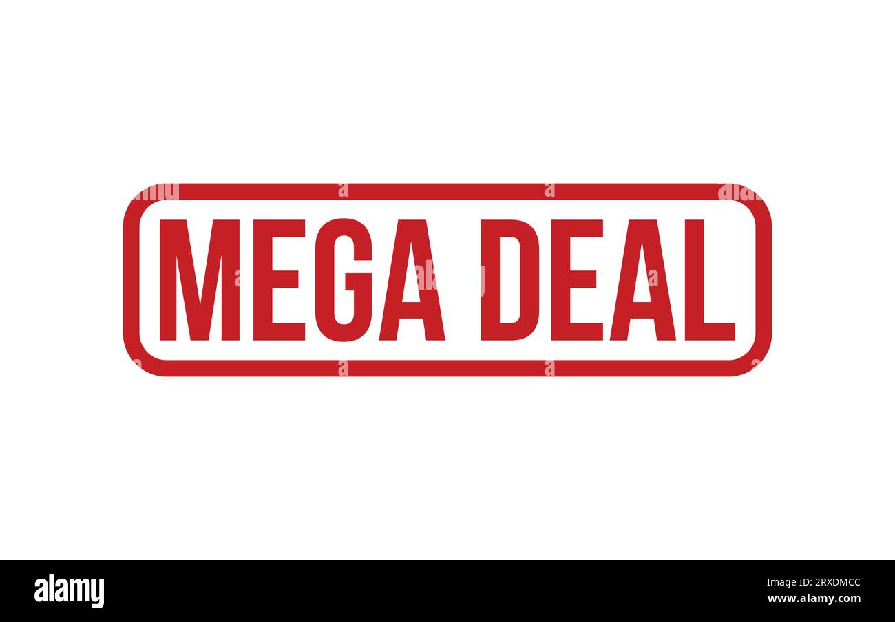 Mega Deal Rubber Stamp Seal Vector Stock Vector Image & Art - Alamy
