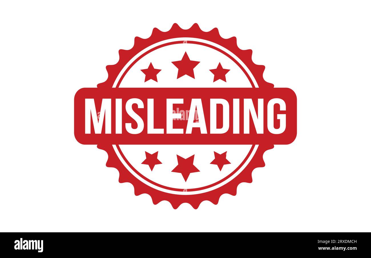 Misleading rubber grunge stamp seal vector Stock Vector Image & Art - Alamy