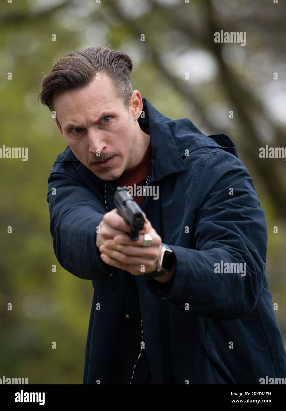 Leipzig, Germany. 18th Apr, 2023. Actor Johannes Hendrik Langer stars ...