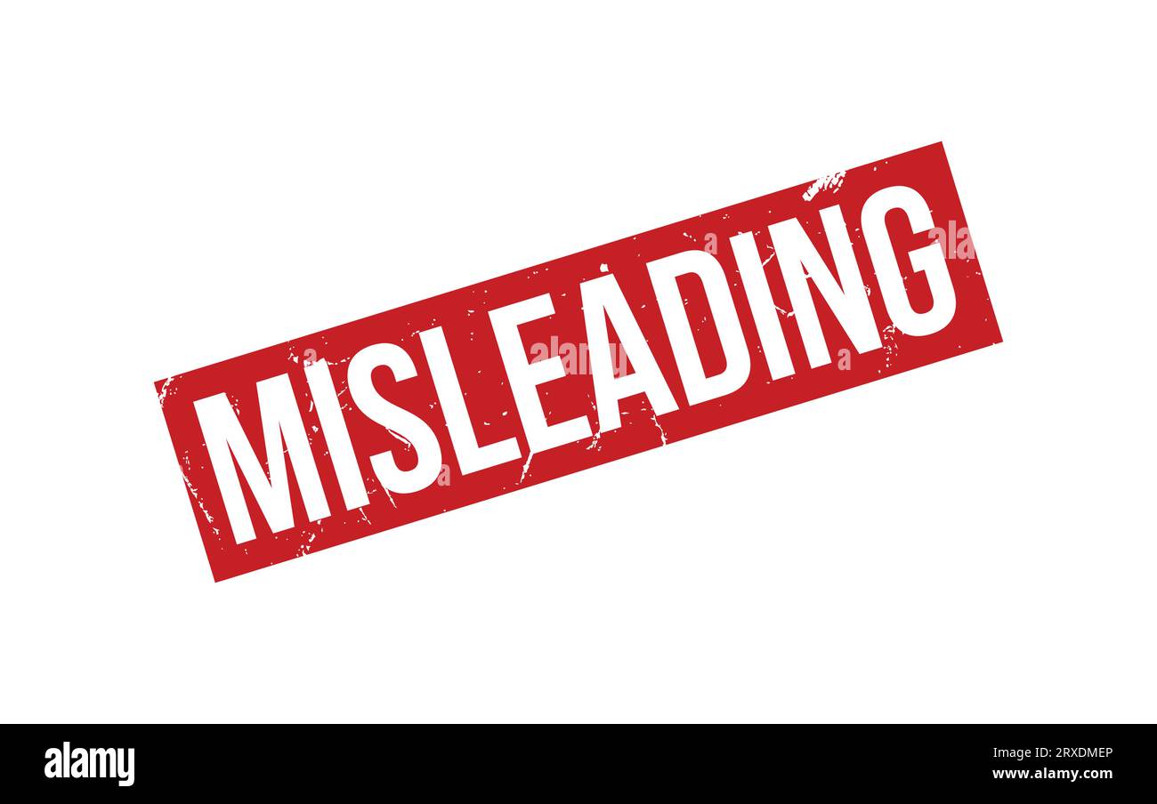 Misleading vector vectors hi-res stock photography and images - Alamy