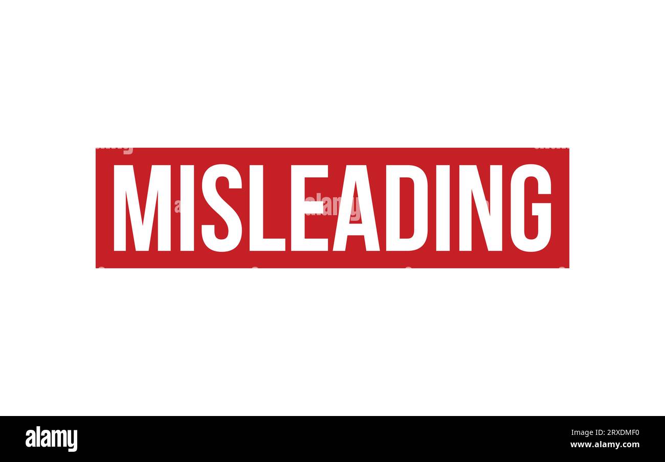 Misleading vector vectors hi-res stock photography and images - Alamy