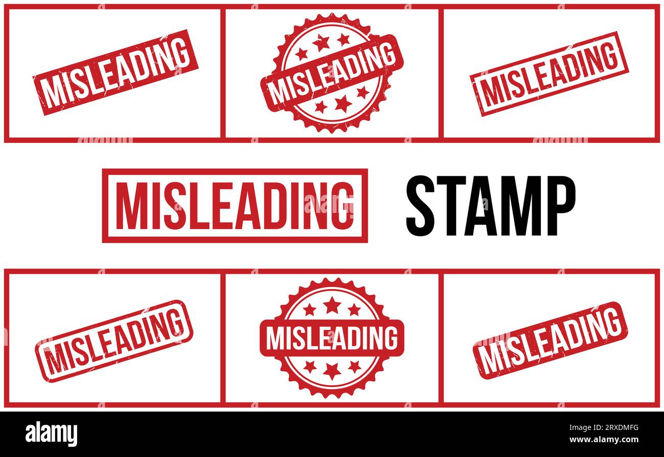 Misleading vector vectors hi-res stock photography and images - Alamy