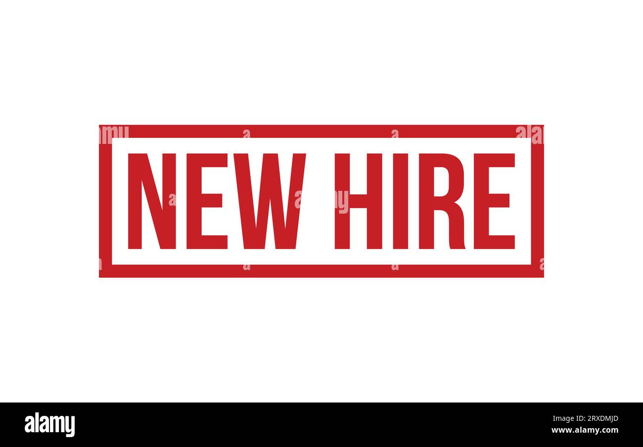 Red New Hire Rubber Stamp Seal Vector Stock Vector Image & Art - Alamy