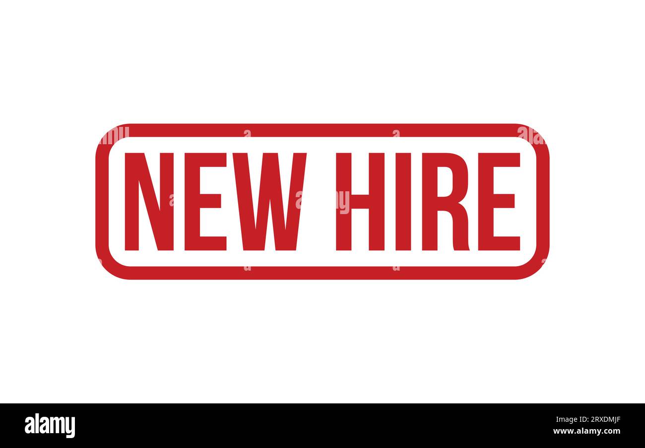 Red New Hire Rubber Stamp Seal Vector Stock Vector Image & Art - Alamy