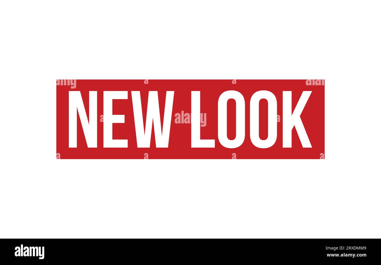 Red New Look Rubber Stamp Seal Vector Stock Vector Image & Art - Alamy