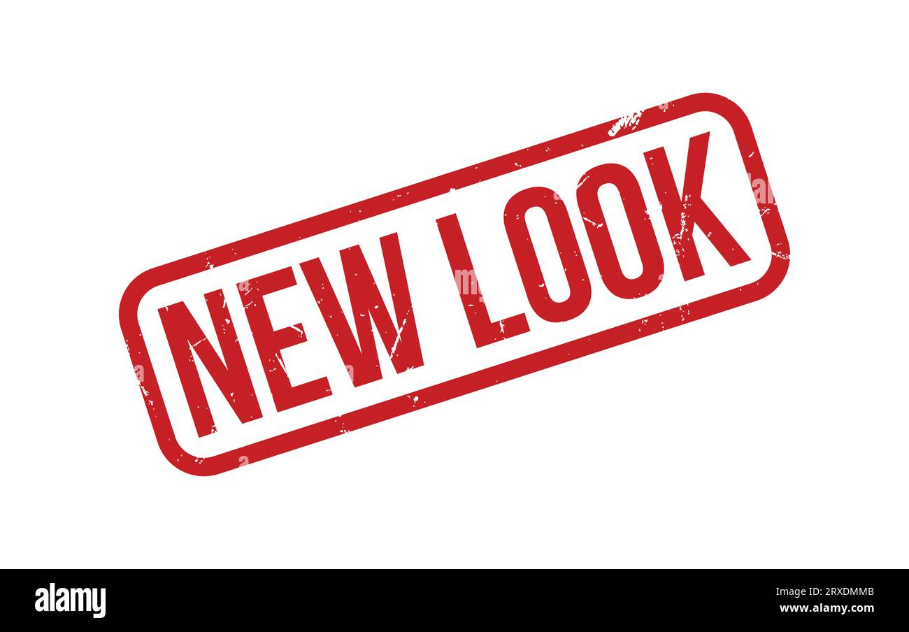 Red New Look Rubber Stamp Seal Vector Stock Vector Image & Art - Alamy