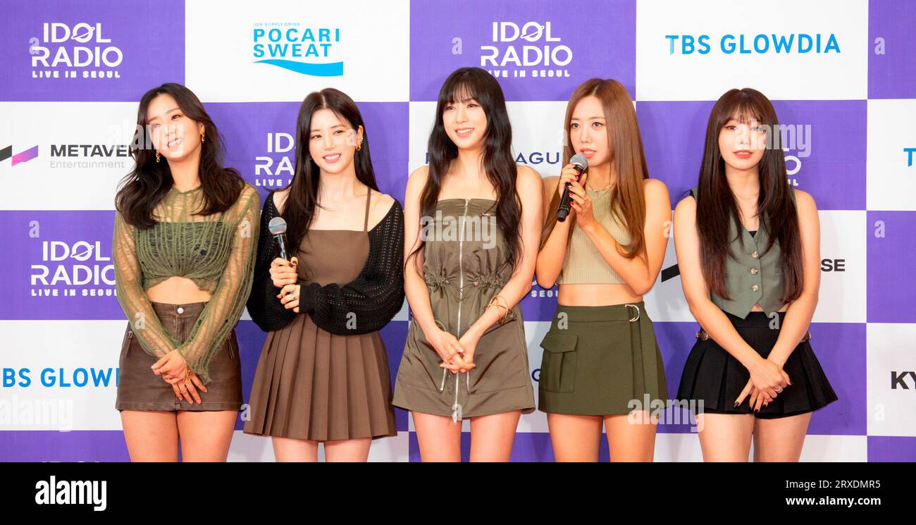 Apink, September 23, 2023 : K-pop girl group Apink attends the red ...