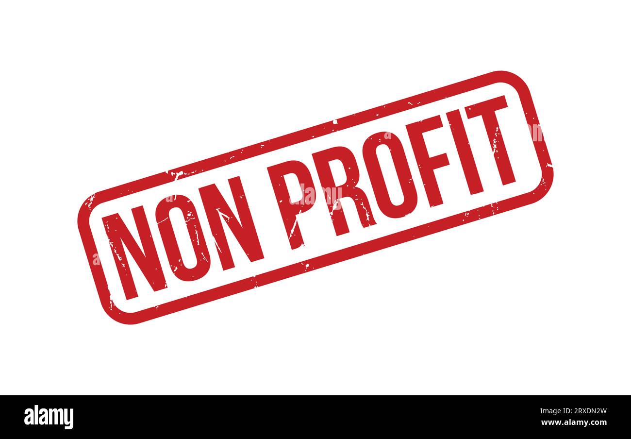 Red Non Profit Rubber Stamp Seal Vector Stock Vector Image & Art - Alamy