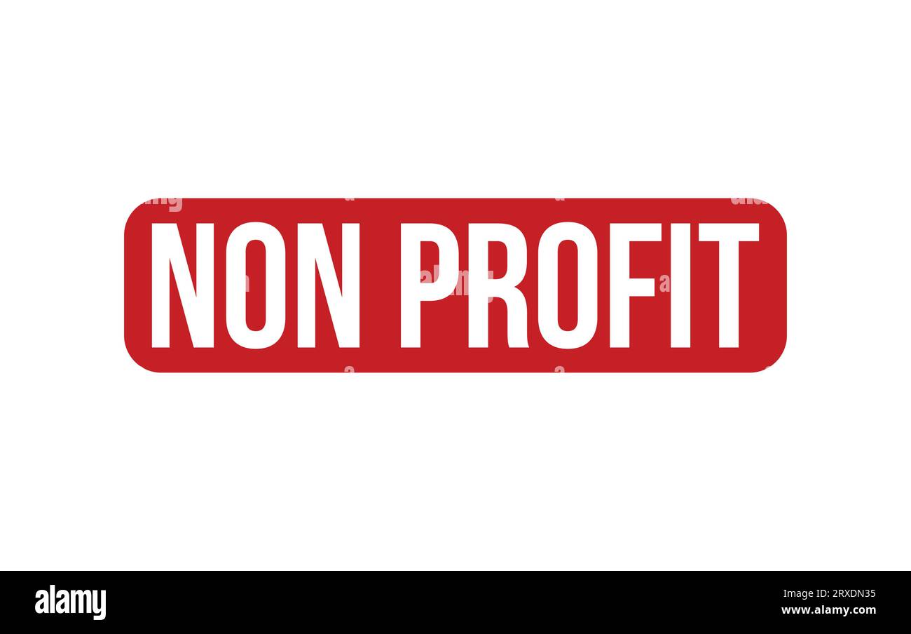 Red Non Profit Rubber Stamp Seal Vector Stock Vector Image & Art - Alamy