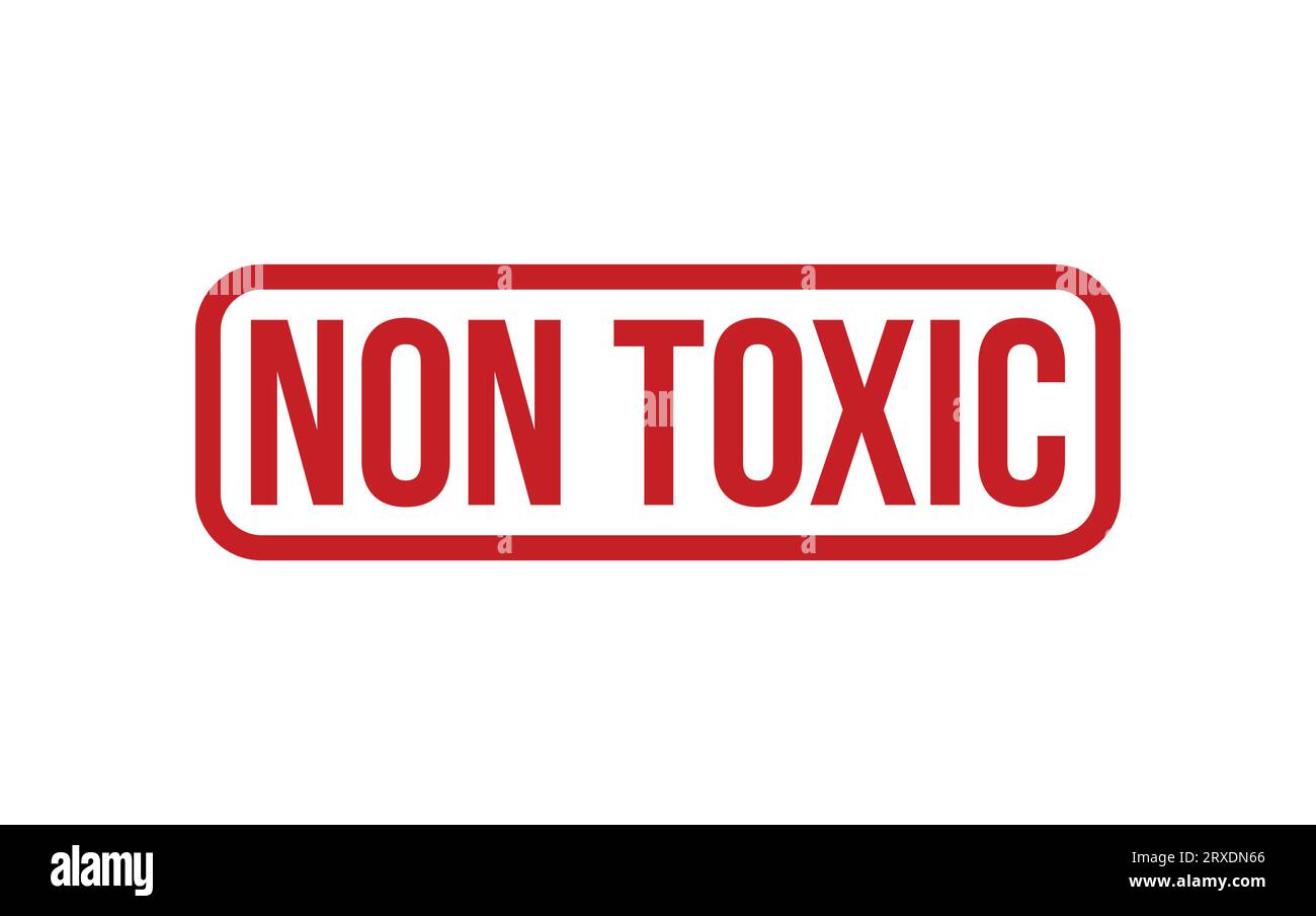 Red Non Toxic Rubber Stamp Seal Vector Stock Vector Image & Art - Alamy