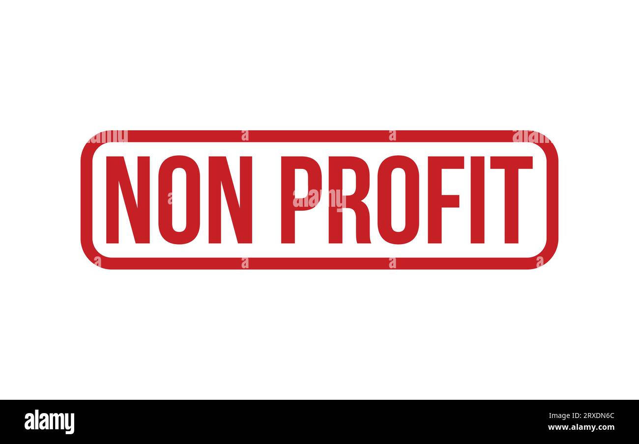 Red Non Profit Rubber Stamp Seal Vector Stock Vector Image & Art - Alamy